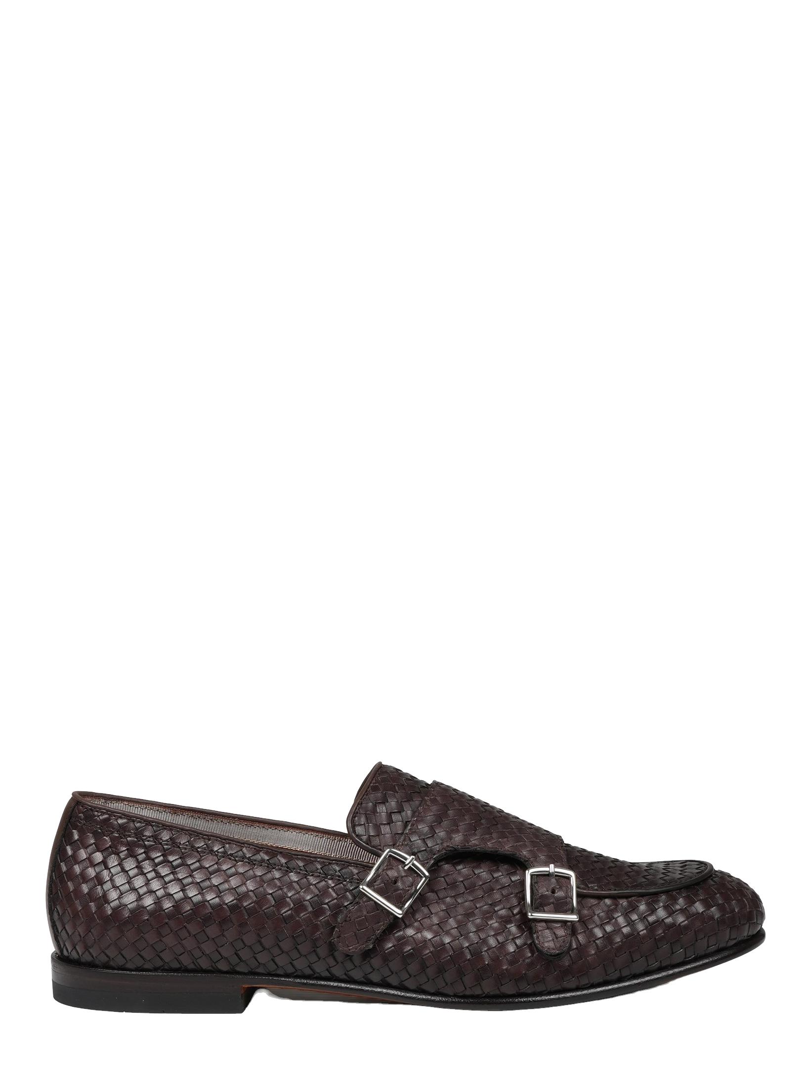 LOEWE Loewe Belted Trousers with Straight Leg and Embossed Leather Patch